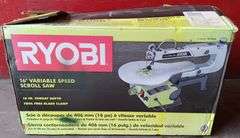RYOBI 16" Variable Speed Scroll Saw, In Original Box, Does Work - ELCO ...