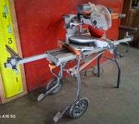 Rigid 12" Miter Saw Utility Vehicle w/ Rolling Stand, Does Work - ELCO ...