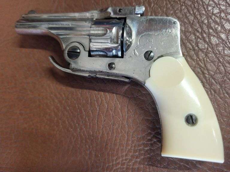 Sable Baby Hammerless .22 Short Revolver w/ Folding Trigger, Nickle ...