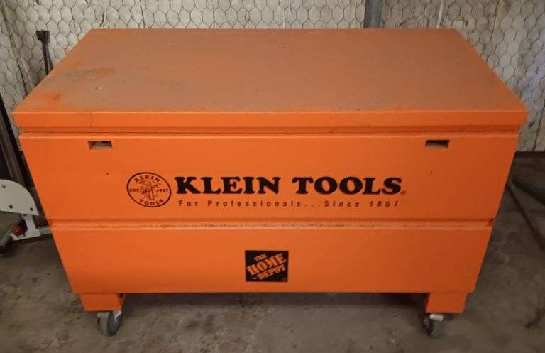 Klein Tools Job Box, (4ftL x 32-1/4"H x 2ft D) - ELCO Auctions