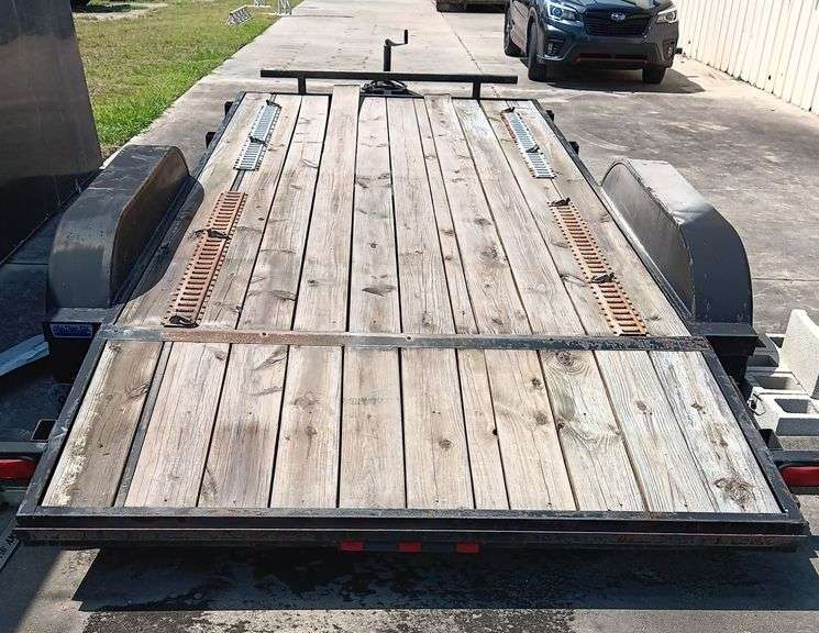 2014 16ft US Cargo Dove Tail Trailer w/ Ramps, Registration Only - ELCO ...