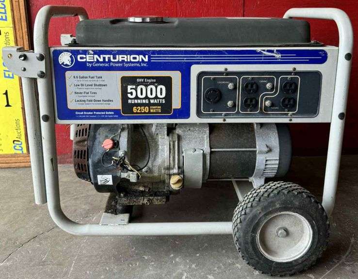 Centurion Generator, Does Work - ELCO Auctions