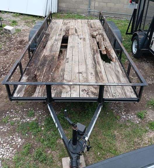 16ft Utility Trailer, Good Title - ELCO Auctions