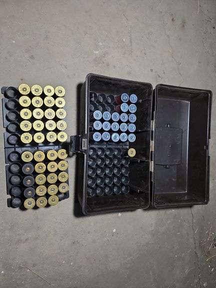 59 ASST 12GA SHELLS IN FLAMBEAU SHOTGUN SHELL BOX. - Freedom Auctions LLC
