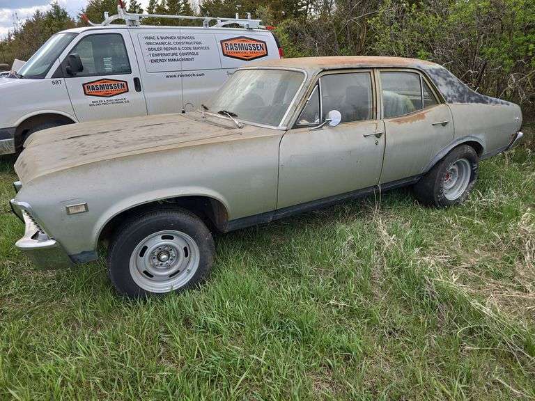 1968 CHEVROLET II NOVA. 4-DOOR. ROLLER. WAS LS SWAPPED AND DRAG RACED ...