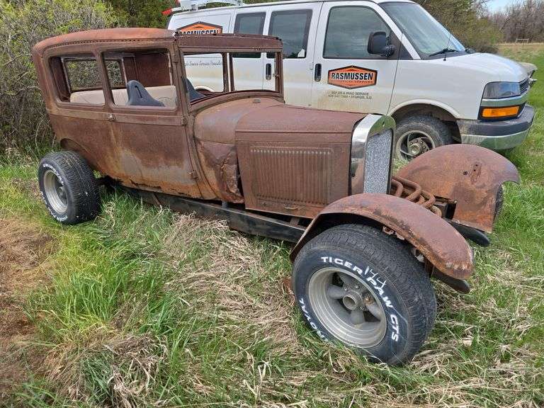 1929 MODEL A RAT ROD PROJECT. CUSTOM CHASSIS. MUSTANG II RACK AND ...