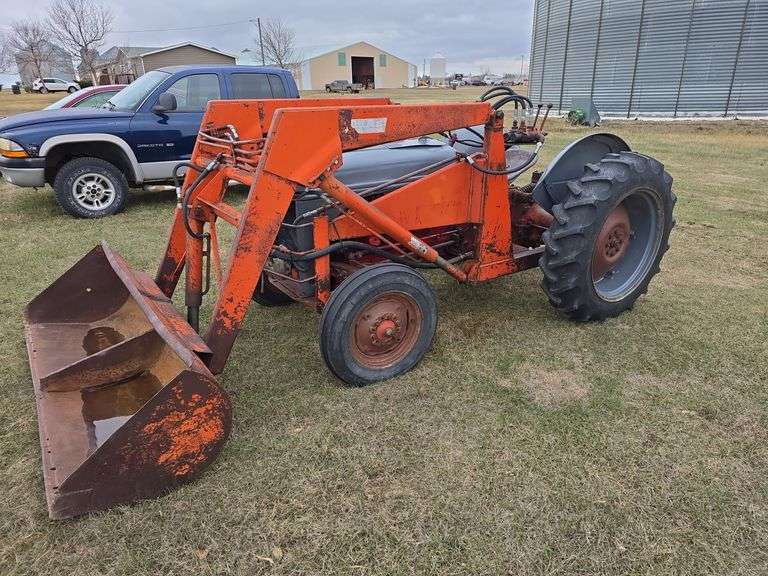 FORD 8N. RUNS AND DRIVES GOOD. LOADER WORKS. NEW DISTRIBUTOR CAP, ROTOR ...