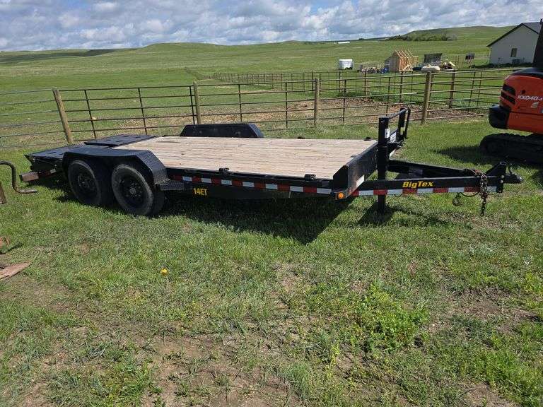 2019 BIG TEX 16' W/6' TAIL. MEGA RAMPS. ***THIS TRAILER SELLS WITH ...