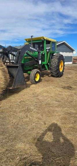 JOHN DEERE 4020 WITH LOADER. RUNS AND OPERATES GREAT. LOCATED IN ...