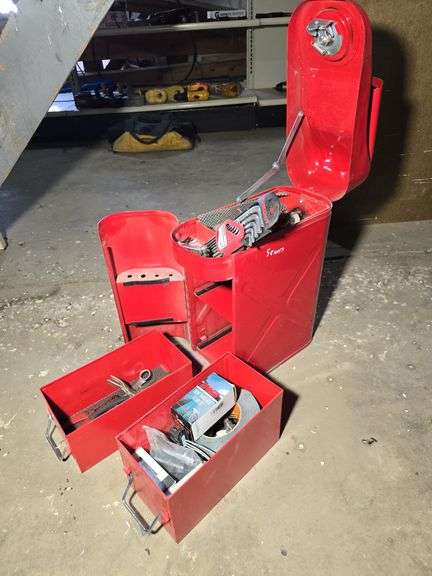 JERRY CAN SHAPED TOOL BOXES WITH TOOLS. VERY COOL! - Freedom Auctions LLC