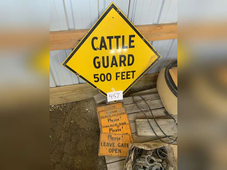 Tin type signage - Hewitt Land Company