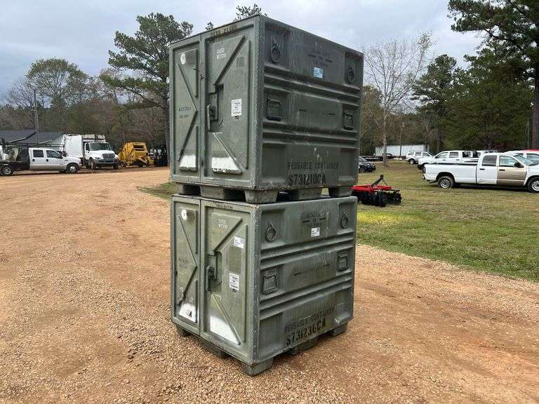 (2) Military Container Pallets - JJ Merchant LLC