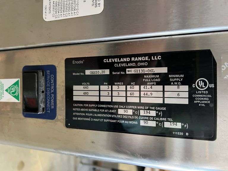 Cleveland Convotherm Gas Combi Oven - JJ Merchant