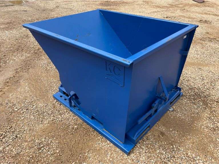 4.5' Forklift Dumpster Hopper - JJ Merchant