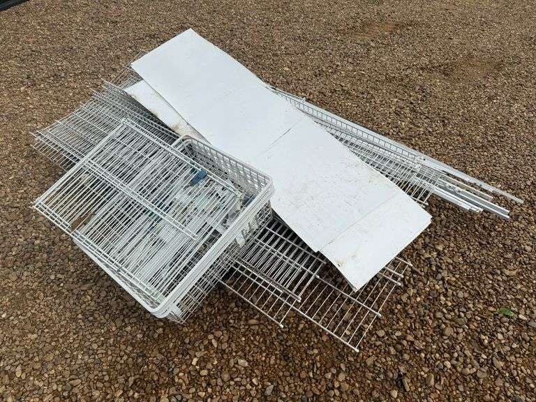Pallet of Wire Shelving & Baskets - JJ Merchant