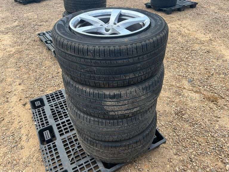 (4) Firelli Scorpion Verde 255/55 R18 Tires w/ Rims - JJ Merchant LLC