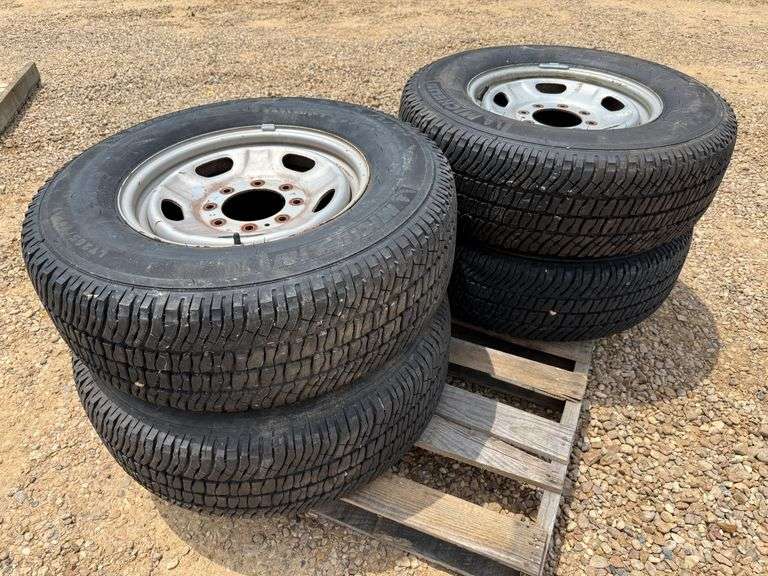 (4) Michelin LT265/70 R17 Tires w/ Rims - JJ Merchant LLC