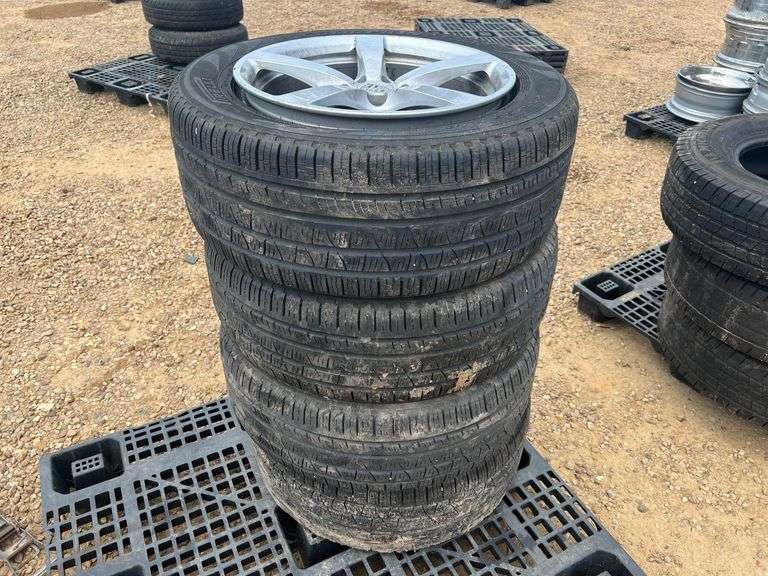 (4) Firelli Scorpion Verde 255/55 R18 Tires w/ Rims - JJ Merchant LLC