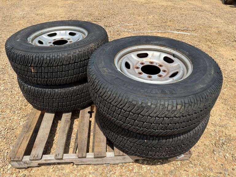(4) Michelin LT265/70 R17 Tires w/ Rims - JJ Merchant LLC