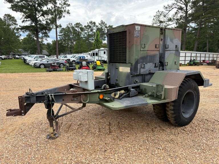 2000 Trailer Mounted Military Generator (1,637 Hours) - JJ Merchant LLC