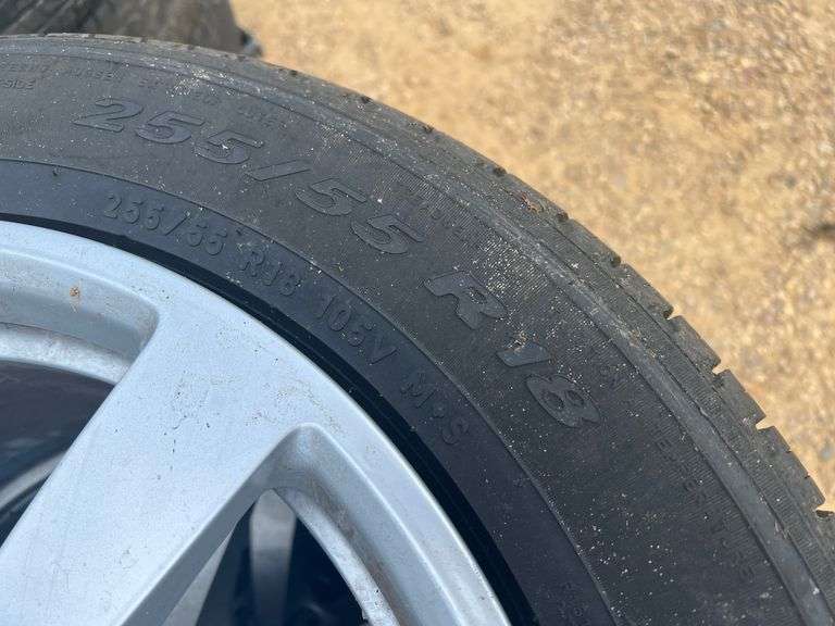 (4) Firelli Scorpion Verde 255/55 R18 Tires w/ Rims - JJ Merchant LLC