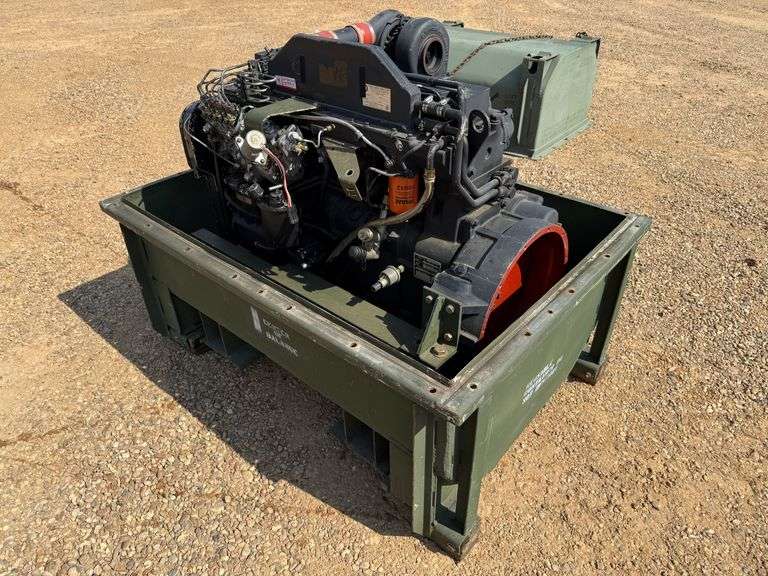 Cummins 8.3L 6CTA Turbo Engine w/ Military Crate - JJ Merchant LLC