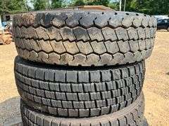 (5) Sumitomo ST918 245/70 R19.5 Tires w/ Rims - JJ Merchant