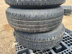 (4) Goodyear Wrangler P255/75 R16 Tires w/ Rims - JJ Merchant