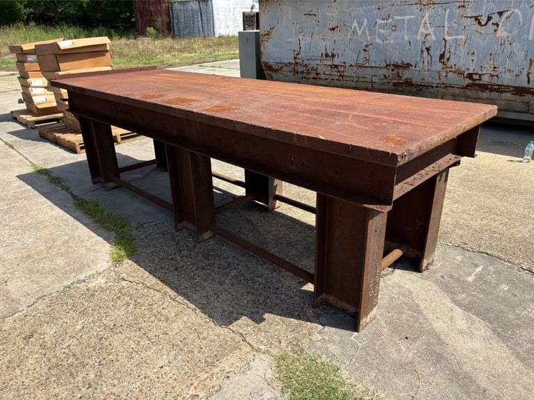 Shop-Made Metal Work Table - JJ Merchant LLC