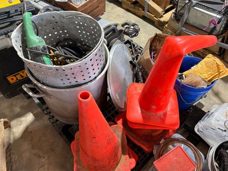 Pallet of Misc. Shop Equipment and Hardware - JJ Merchant LLC