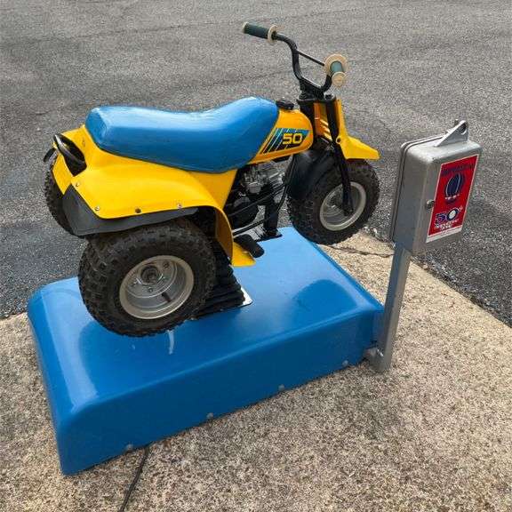 VINTAGE Coin Operating 3 Wheeler Kids Ride On Machine - JJ Merchant LLC