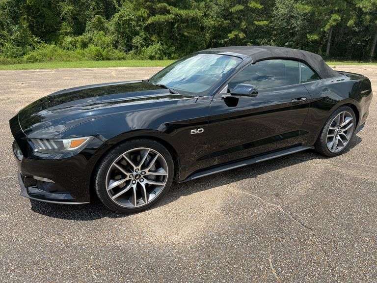 2015 Ford Mustang GT Soft Top Convertible Coupe (112,773 Miles) - JJ ...