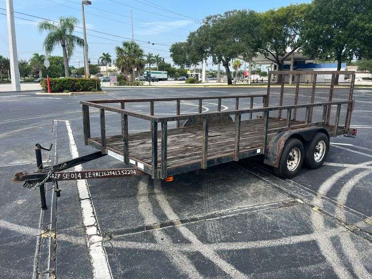 2004 Emerson LW618 Tandem Axle Utility Trailer - JJ Merchant LLC