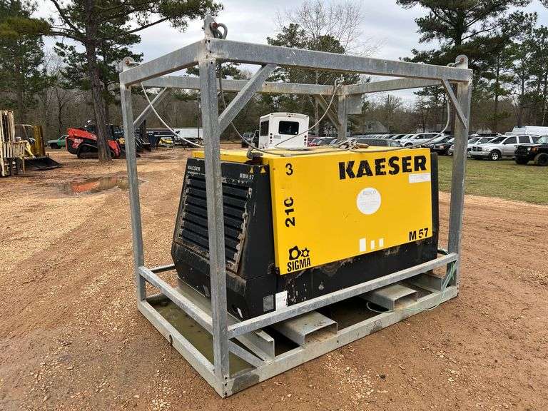 Kaeser 210CFM Skid Mounted Industrial Air Compressor - JJ Merchant LLC