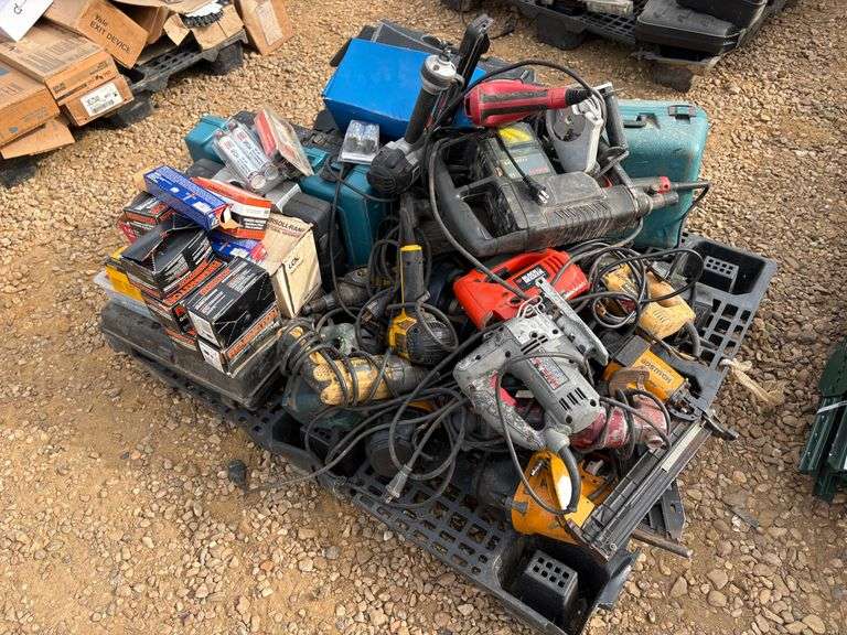 Pallet of Various Air & Power Tools - JJ Merchant LLC