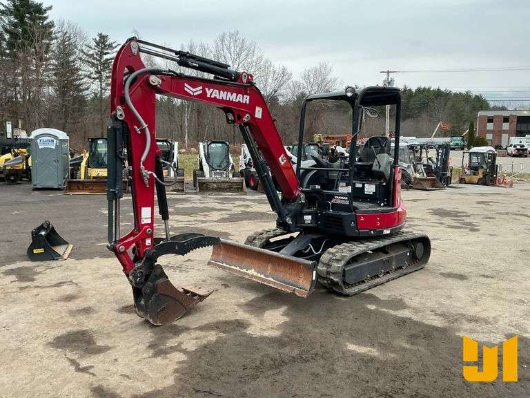 YANMAR SV40 MINI EXCAVATOR SN: LYJ00701 - Jeff Martin Auctioneers, Inc.
