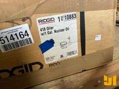 UNUSED RIDGID 418 OILER 418 OILER, W/1 GAL. NUCLEAR OIL - Jeff Martin ...