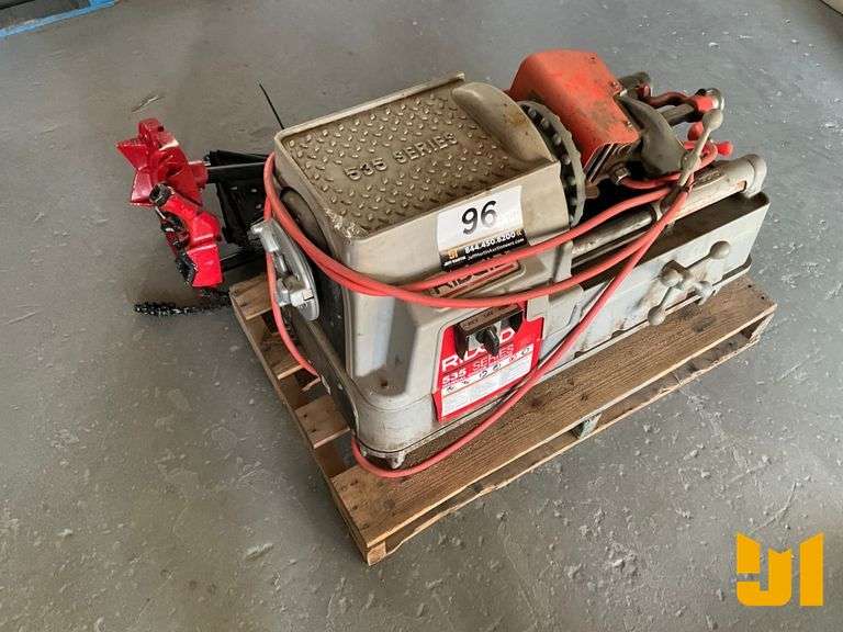 RIDGID 535 ELECTRIC PIPE THREADER - Jeff Martin Auctioneers, Inc.