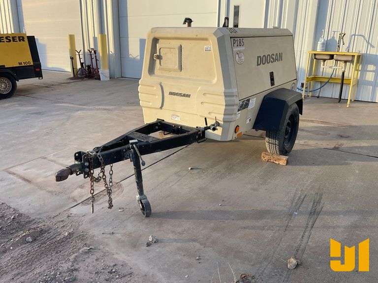 2016 DOOSAN P185WD0-T4F PORTABLE AIR COMPRESSOR SN: 474695ULZF63 - Jeff ...