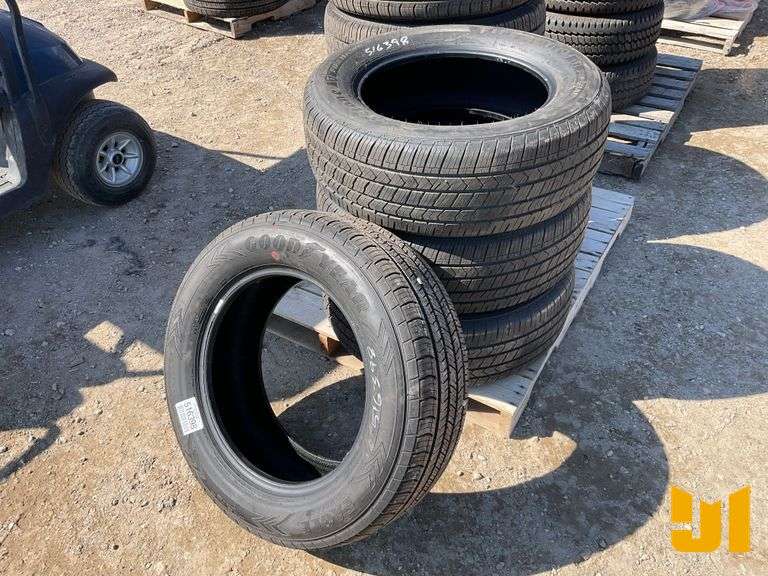 (3) FIRESTONE FIREHAWK PURSUIT TIRES, 255/60R18, (1) GOODYEAR EAGLE ...