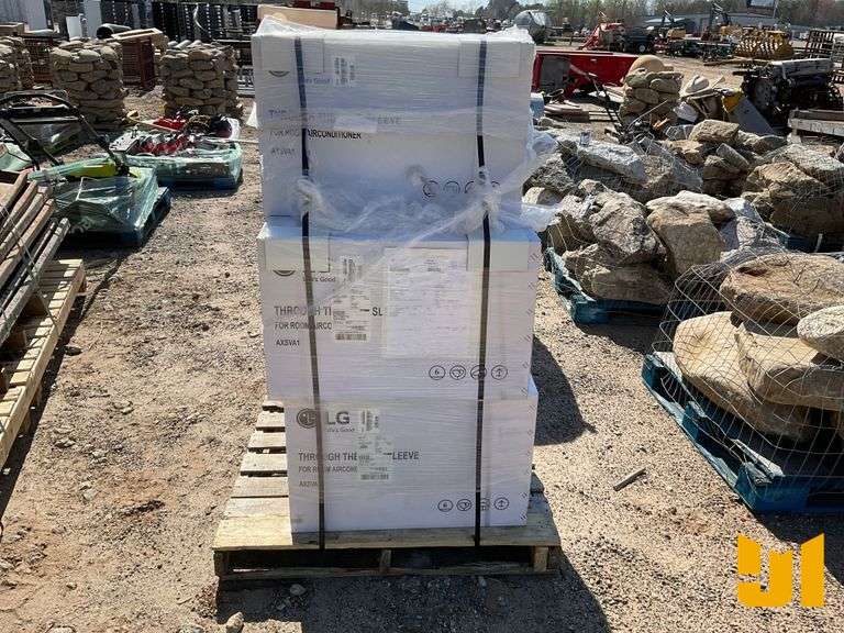 QTY(5) LG AIR CONDITIONERS WALL SLEEVE - Jeff Martin Auctioneers, Inc.