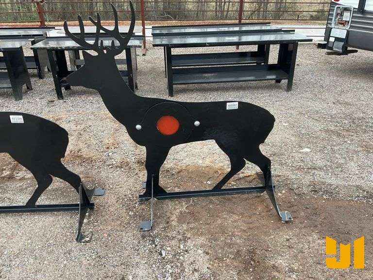 NEW/UNUSED, 3/8" STEEL DEER TARGET - Jeff Martin Auctioneers, Inc.