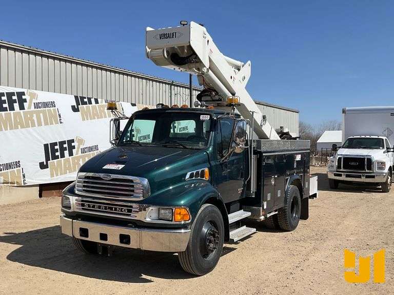 2008 STERLING TRUCK ACTERRA OVER-CENTER MATERIAL HANDLING BUCKET TRUCK ...