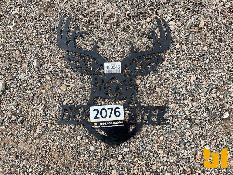 DEER SLAYER STEEL SIGN - Jeff Martin Auctioneers, Inc.