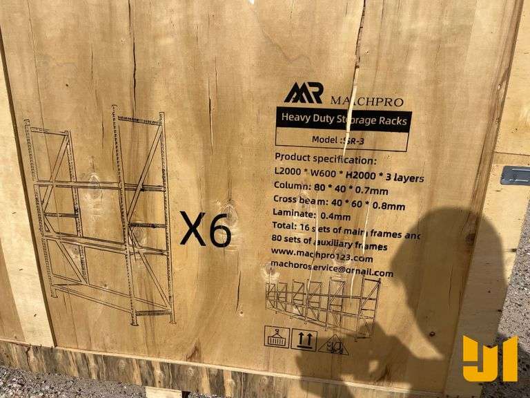 UNUSED MACHPRO MP-SR3 HEAVY DUTY STORAGE RACKS - Jeff Martin ...