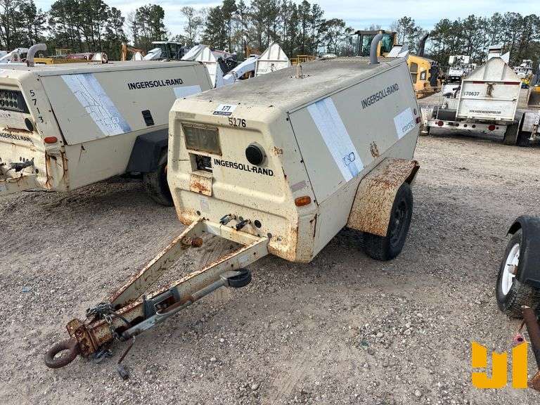 INGERSOLL-RAND 160 PORTABLE AIR COMPRESSOR - Jeff Martin Auctioneers, Inc.