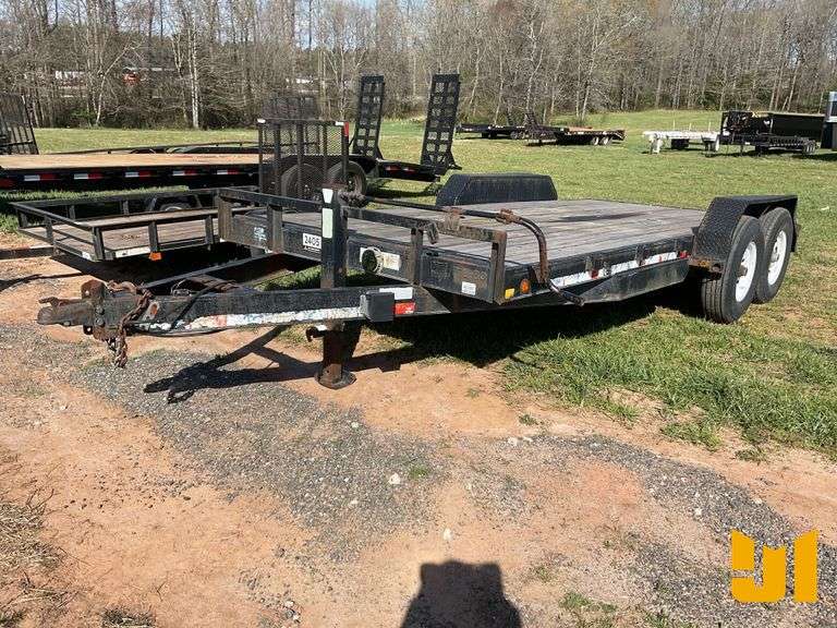 2004 PJTM CH182 EQUIPMENT TRAILER 7'X16' VIN: 4P5CH182441059060 - Jeff ...
