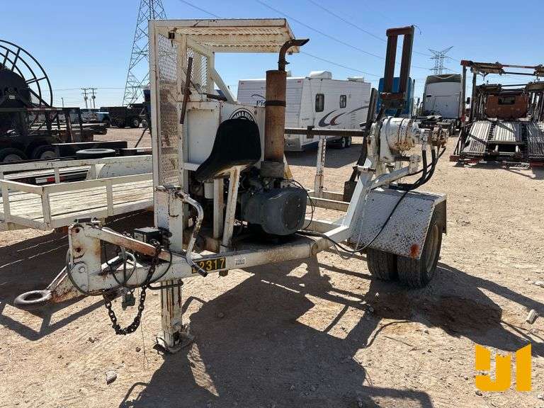 1987 SHERMAN REILLY 11 FT S/A PULL TENSIONER TRAILER VIN ...