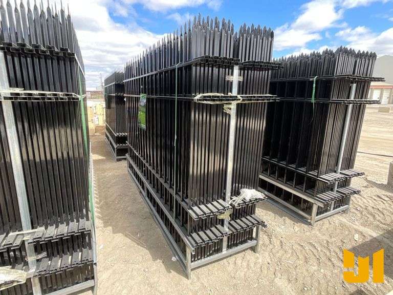 220’ OF DECORATIVE FENCING W/ POSTS, UNUSED - Jeff Martin Auctioneers, Inc.