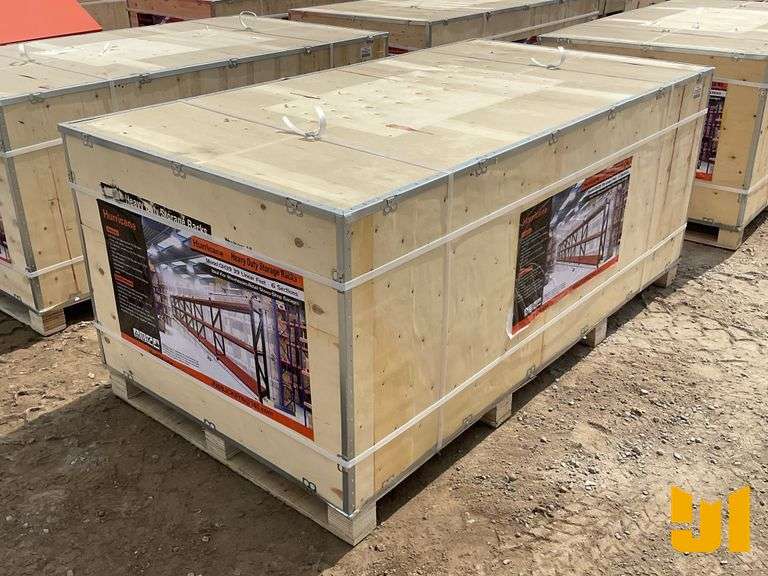 UNUSED HURRICANE QH39 STORAGE RACKS, 39 LINEAR FT., 6 SECTIONS, EACH ...